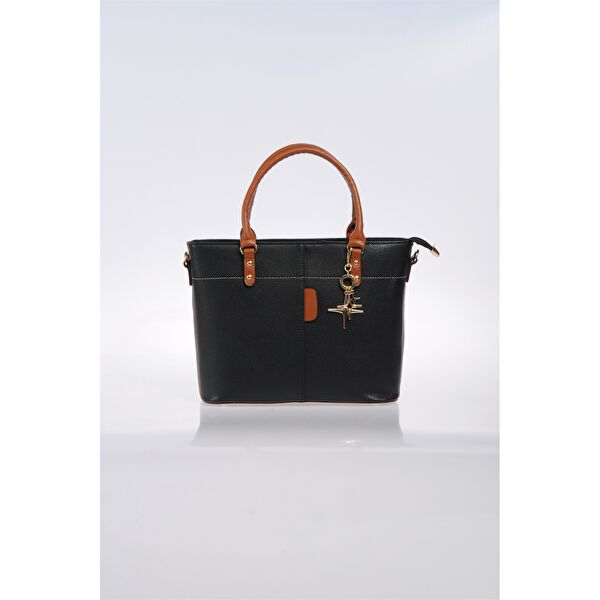 Deri Görünümlü Kadın El Çantası