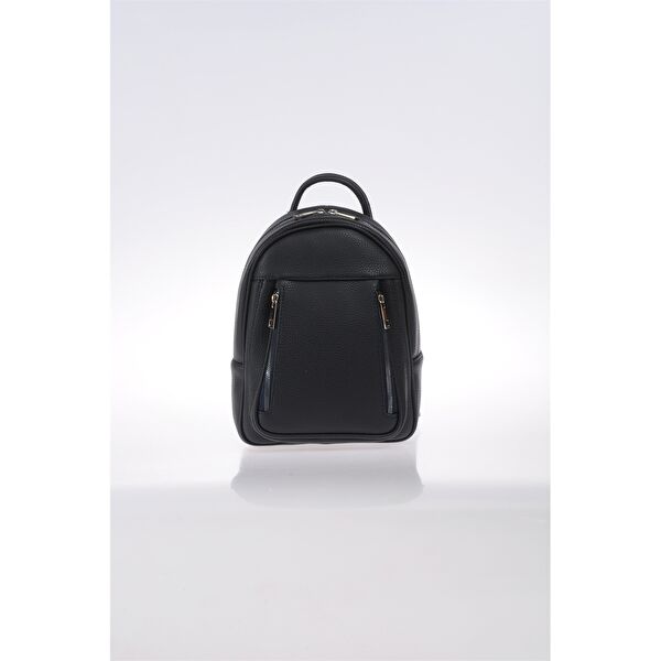 Deri Görünümlü Kadın Sırt Çantası