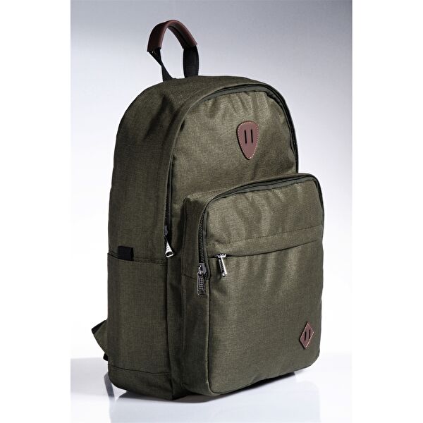 Düz Fermuarlı Erkek Sırt Çantası