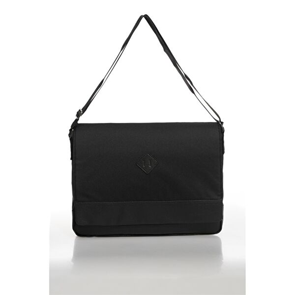 Etiket Baskılı Unisex Omuz Çantası Etiket Baskılı Unisex Omuz Çantası