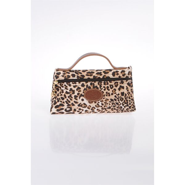 Etiket Baskılı Kadın El Çantası