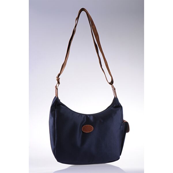 Etiket Baskılı Kadın Omuz Çantası