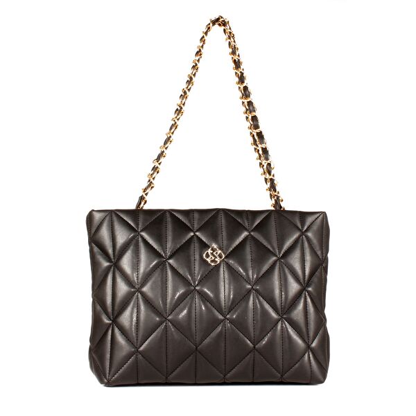 Deri Görünümlü Kapitoneli Kadın Omuz Çantası Deri Görünümlü Kapitoneli Kadın Omuz Çantası