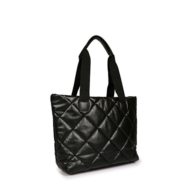 Deri Görünümlü Kapitoneli Kadın Omuz Çantası Deri Görünümlü Kapitoneli Kadın Omuz Çantası