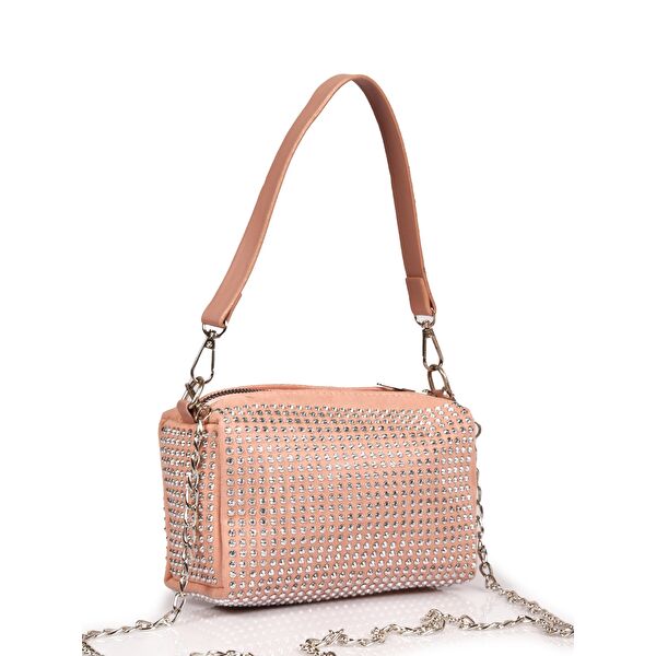 Taş Detaylı Kadın Omuz Çantası