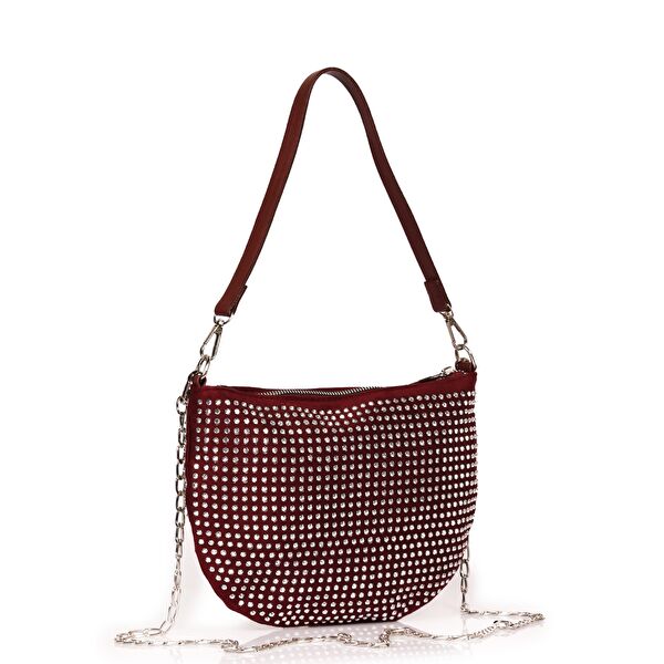 Taş Detaylı Kadın Omuz Çantası