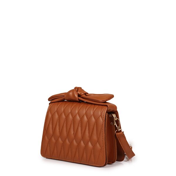 Deri Görünümlü Kapitoneli Kadın Omuz Çantası Deri Görünümlü Kapitoneli Kadın Omuz Çantası