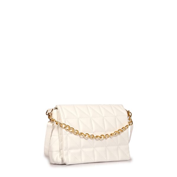 Kapitoneli Zincir Detaylı Kadın Çapraz Çanta