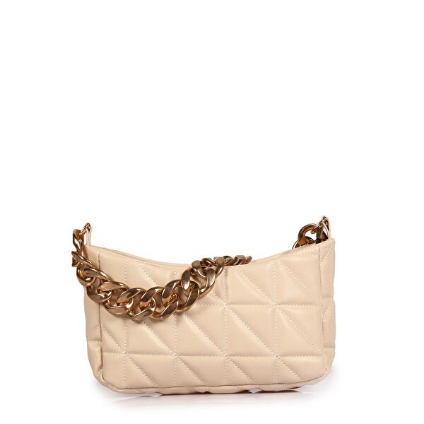 Deri Görünümlü Kapitoneli Kadın Omuz Çantası Deri Görünümlü Kapitoneli Kadın Omuz Çantası