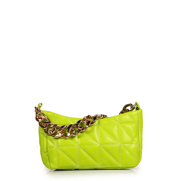 Deri Görünümlü Kapitoneli Kadın Omuz Çantası Deri Görünümlü Kapitoneli Kadın Omuz Çantası