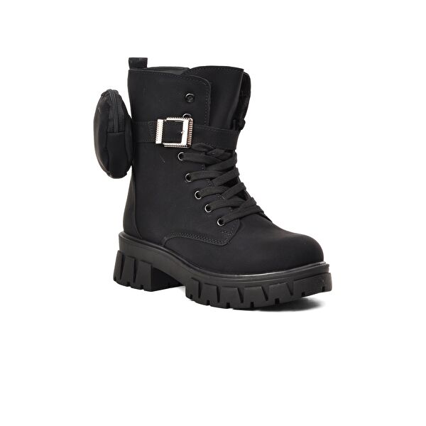 Bağcıklı ve Fermuarlı Kadın Bot Bağcıklı ve Fermuarlı Kadın Bot