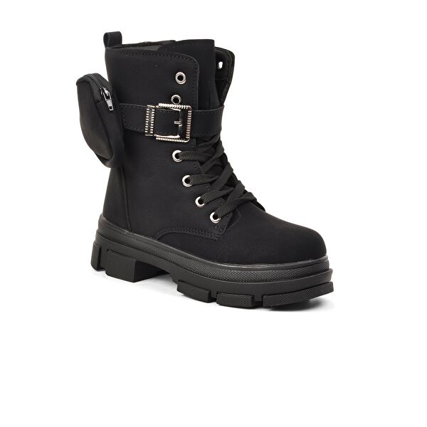 Bağcıklı ve Fermuarlı Kadın Bot Bağcıklı ve Fermuarlı Kadın Bot