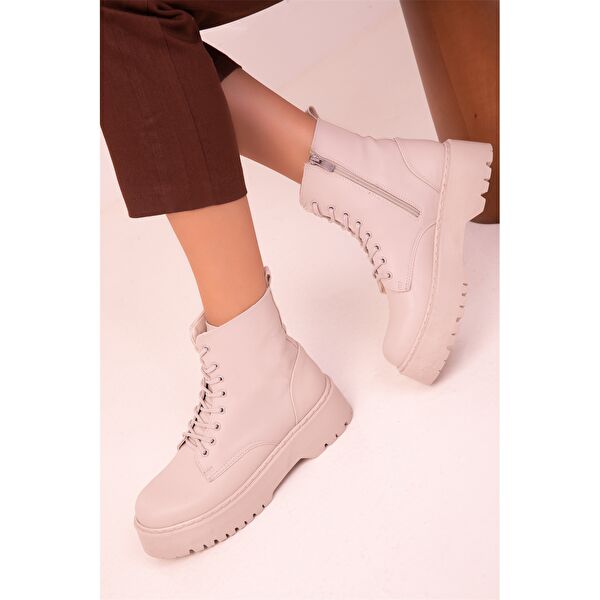 Fermuarlı Bilek Boy Kadın Bot