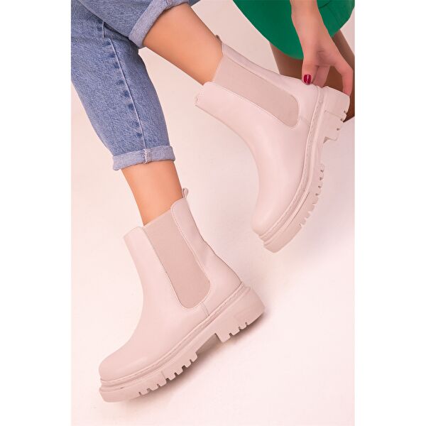 Deri Görünümlü Bilek Boy Kadın Bot