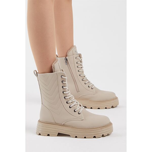 Bağcık ve Fermuarlı Kadın Bot Bağcık ve Fermuarlı Kadın Bot