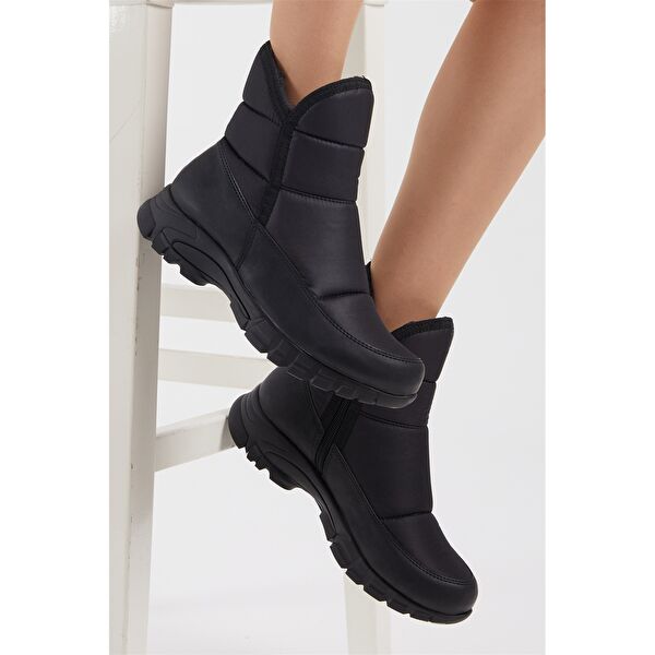 Fermuarlı Kadın Kar Botu