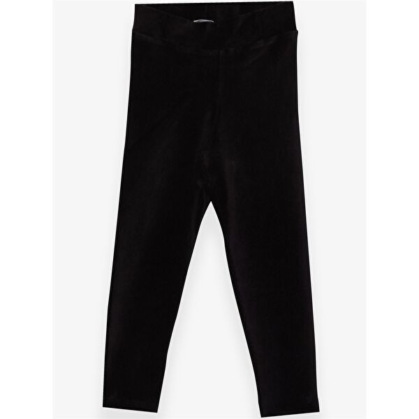 Beli Lastikli Basic Kız Çocuk Tayt