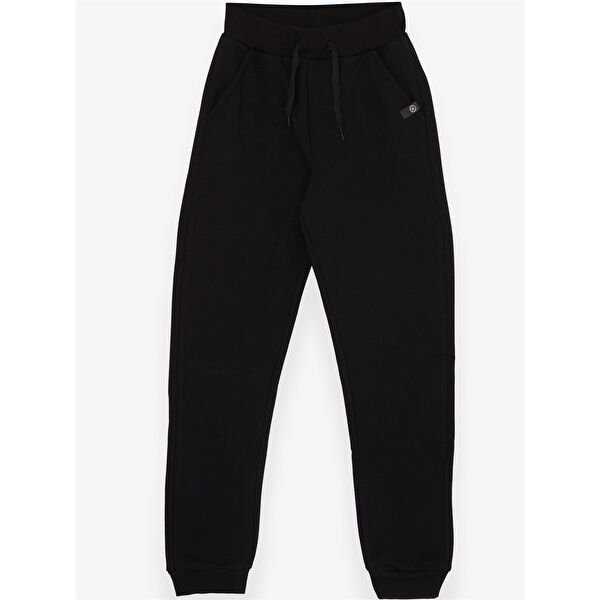 Beli Lastikli Basic Erkek Çocuk Jogger Eşofman Altı Beli Lastikli Basic Erkek Çocuk Jogger Eşofman Altı