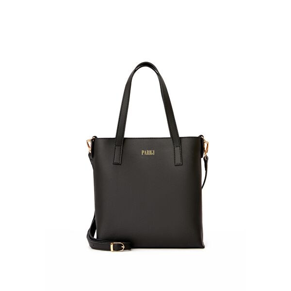 Askılı Deri Görünümlü Kadın Kol Çantası