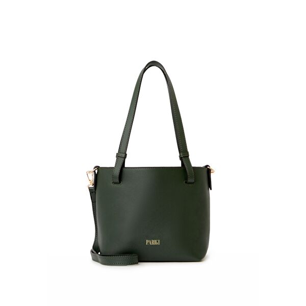 Askılı Deri Görünümlü Kadın Kol Çantası