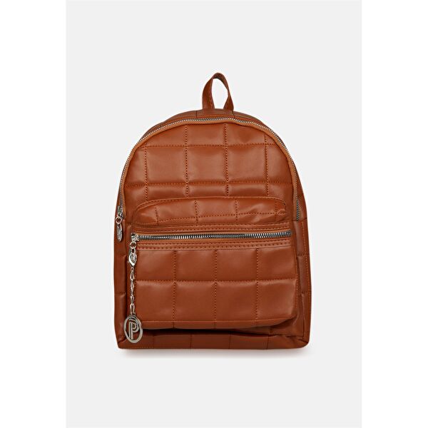 Deri Görünümlü Kadın Sırt Çantası