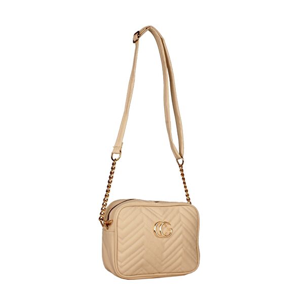 Deri Görünümlü Kadın Omuz Çantası