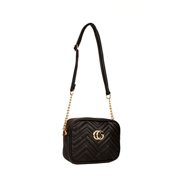 Deri Görünümlü Kadın Omuz Çantası