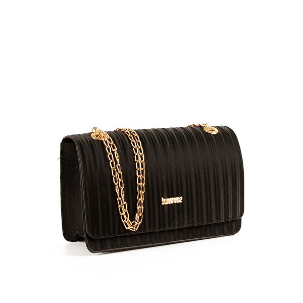 Deri Görünümlü Zincir Askılı Kadın Omuz Çantası