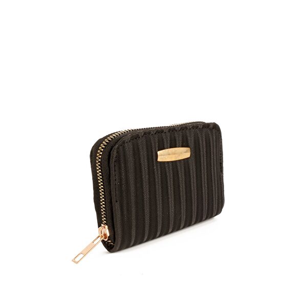 Etiket Baskılı Kadın Cüzdan