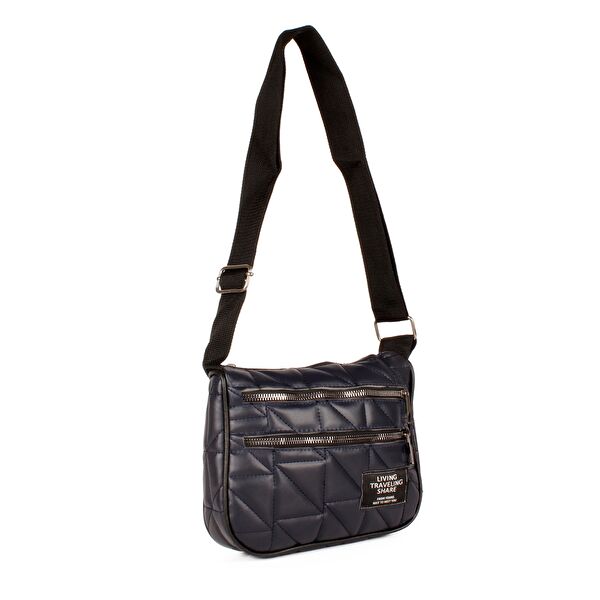 Deri Görünümlü Kadın Çapraz Çanta