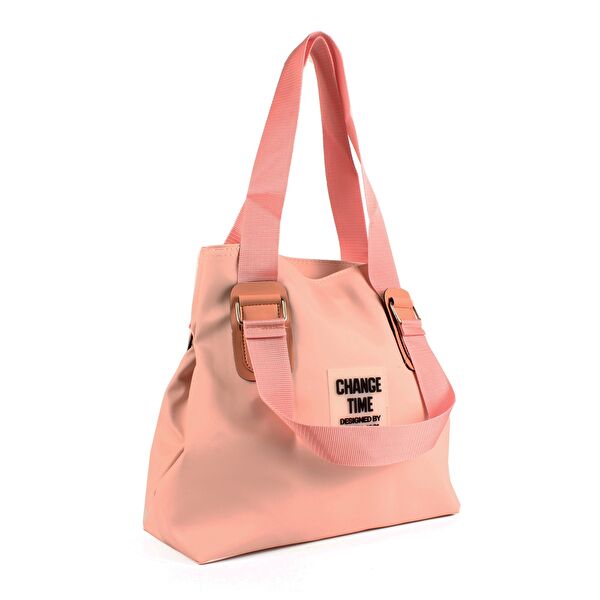 Paraşüt Kumaş Baskılı Kadın Omuz Çantası