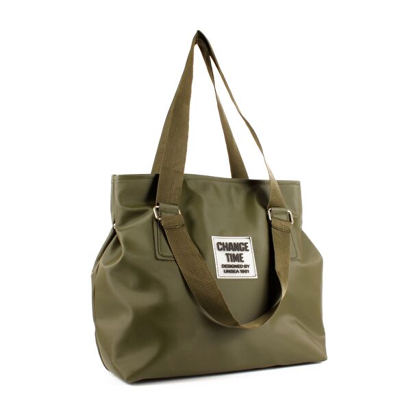 Paraşüt Kumaş Baskılı Kadın Omuz Çantası