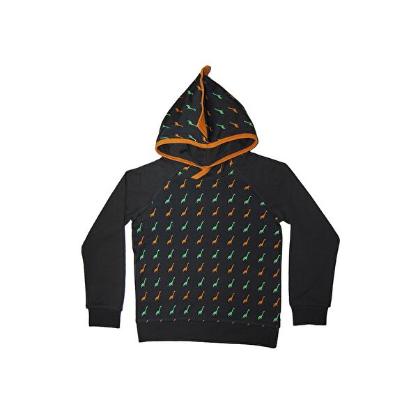 Kapüşonlu Uzun Kollu Erkek Bebek Sweatshirt Kapüşonlu Uzun Kollu Erkek Bebek Sweatshirt