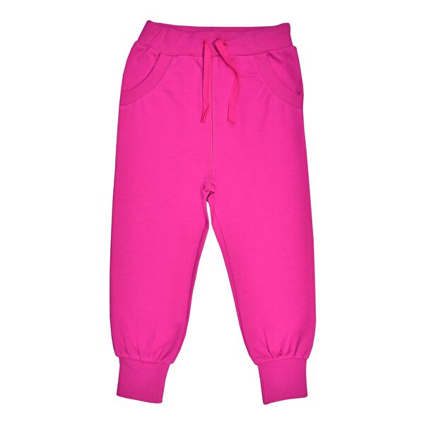 Beli Lastikli Basic Kız Çocuk Jogger Eşofman Altı