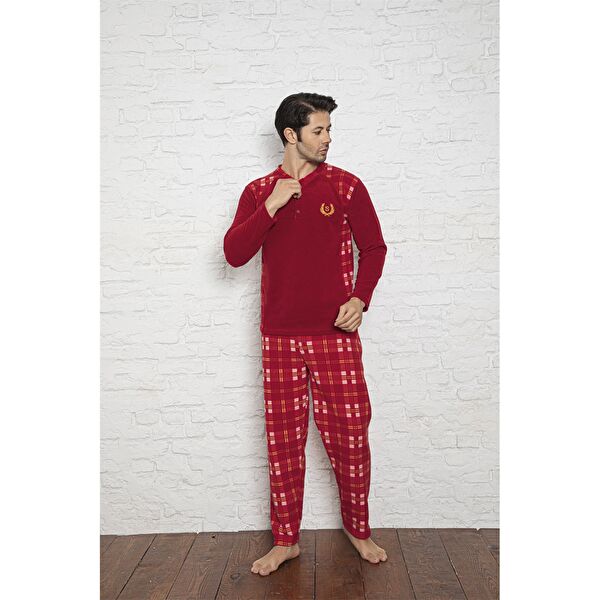 Standart Kalıp Polar Erkek Pijama Takımı Standart Kalıp Polar Erkek Pijama Takımı