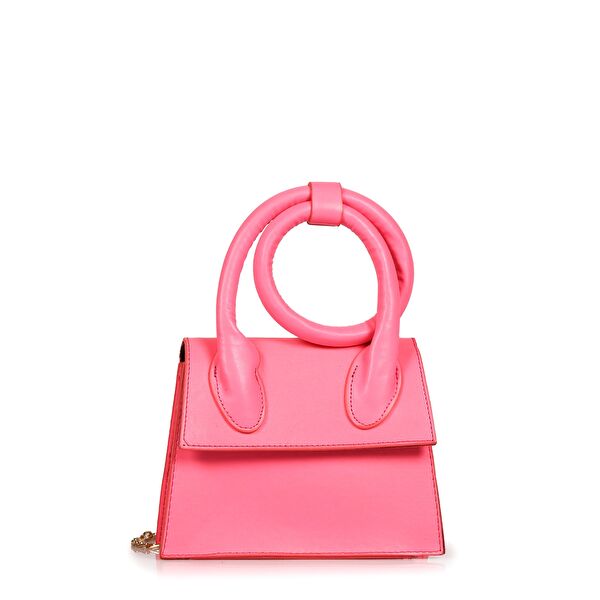 Deri Görünümlü Kadın Omuz Çantası