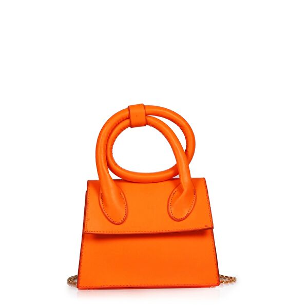 Deri Görünümlü Kadın Omuz Çantası