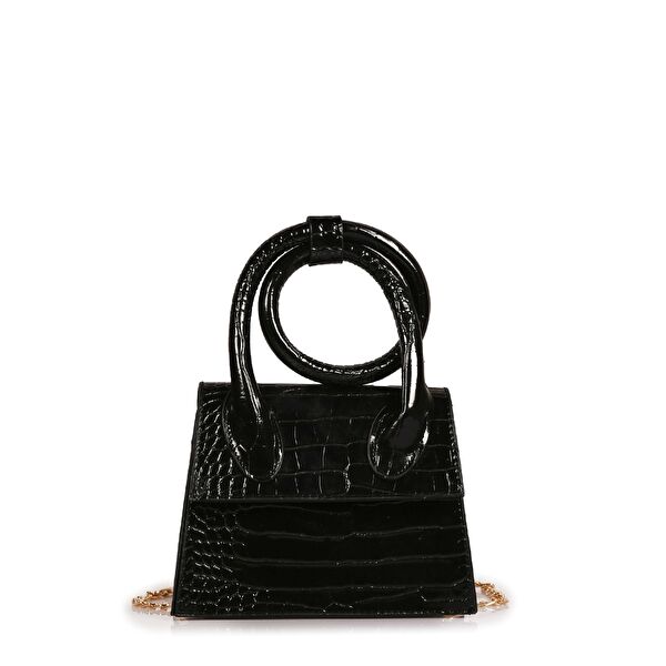 Deri Görünümlü Kadın Omuz Çantası