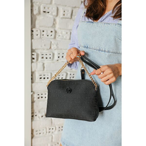 Baskılı Kadın Omuz Çantası