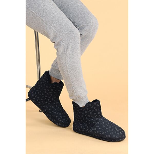 Baskılı Erkek Ev Botu