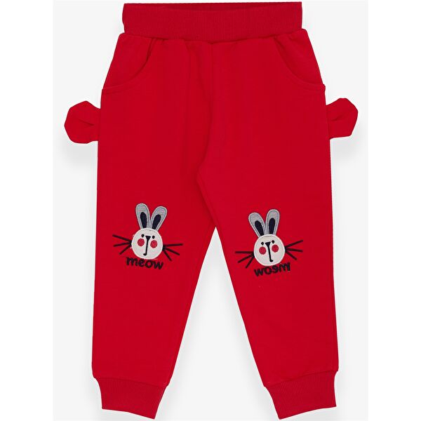 Beli Lastikli Kız Bebek Eşofman Alt