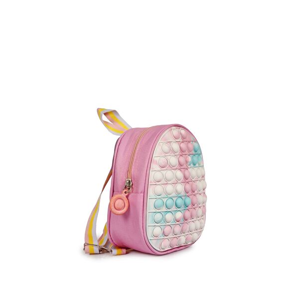 Çok Renkli Pop It Kız Çocuk Sırt Çantası