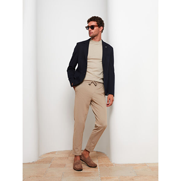 Slim Fit Örme Erkek Pantolon