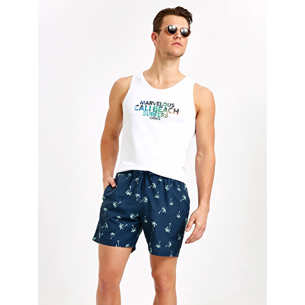 Kısa Boy Standart Kalıp Deniz Şortu Kısa Boy Standart Kalıp Deniz Şortu