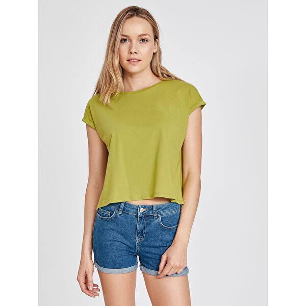 Normal Bel Cep Detaylı Kadın Jean Şort