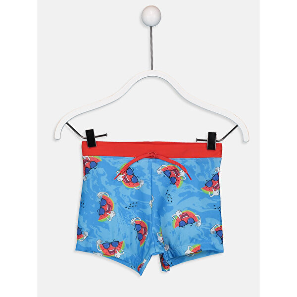 Esnek Kumaştan Baskılı Erkek Çocuk Boxer Mayo