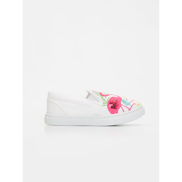 Kız Çocuk Flamingo Desenli Espadril Kız Çocuk Flamingo Desenli Espadril