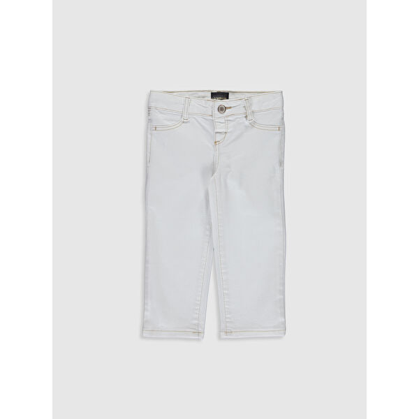 Pamuklu Basic Kız Çocuk Jean Pantolon