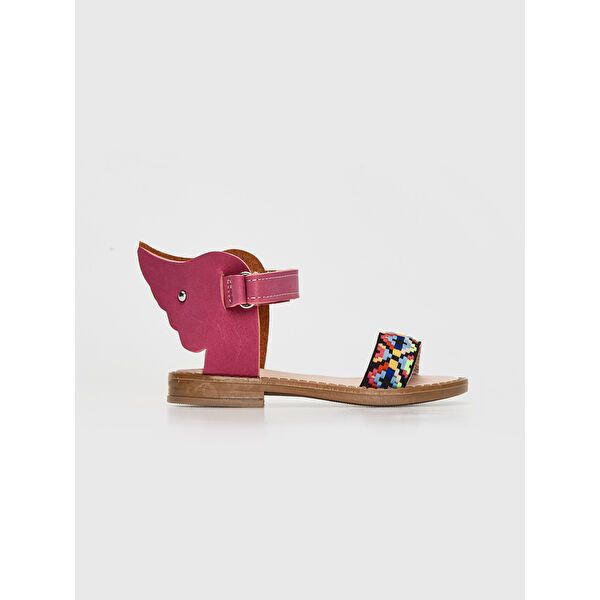 Kız Bebek Desenli Sandalet