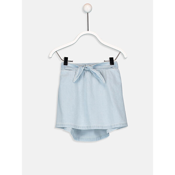 Standart Kalıp Kız Bebek Jean Etek